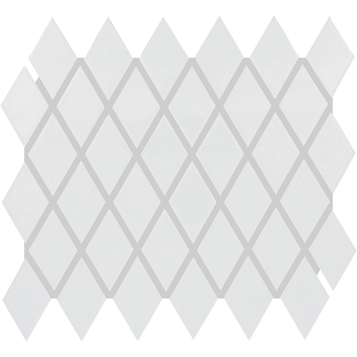 Daltile Color Wheel Retro Arctic White Glossy & Matte Ceramic Mosaic ...