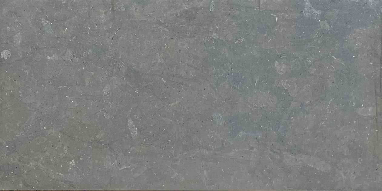 Full Tile Sample - Lagos Blue Limestone Tile - 12" x 24" x 3/8" Honed ...