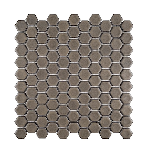 Jeffrey Court Ashland & Halsted Distressed Matte Porcelain Mosaic ...