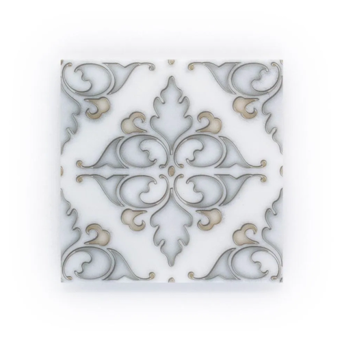 Jeffrey Court Classic Statuario Classic Statuario Hindu Temple Tile ...