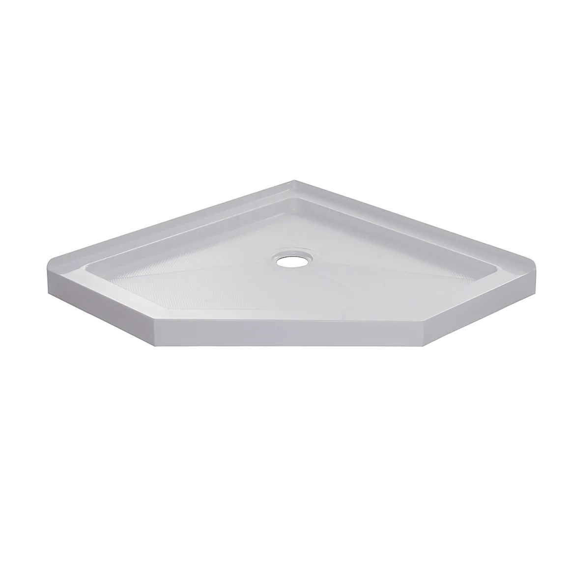 Craft + Main 42" x 42" Triple Threshold Shower Base with Center Drain ...