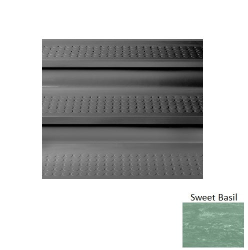 Roppe Solid 649 Sweet Basil Rubber Stair Tread with Riser — Stone ...