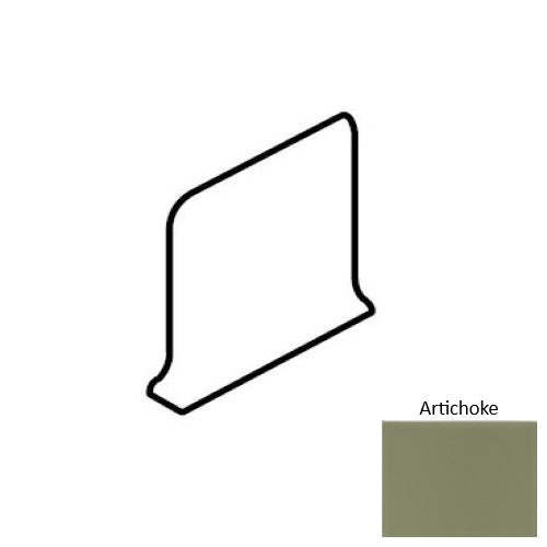 American Olean Color Complements Artichoke Sanitary Cove Base Corner ...