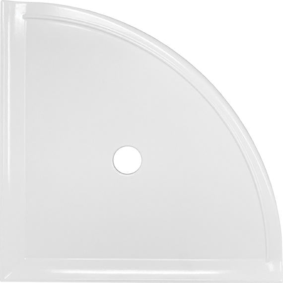 American Olean Frost White CN09 Resin & Ceramic Corner Shelf Flatback ...