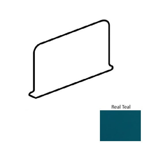 American Olean Color Complements Real Teal Sanitary Cove Base Corner ...