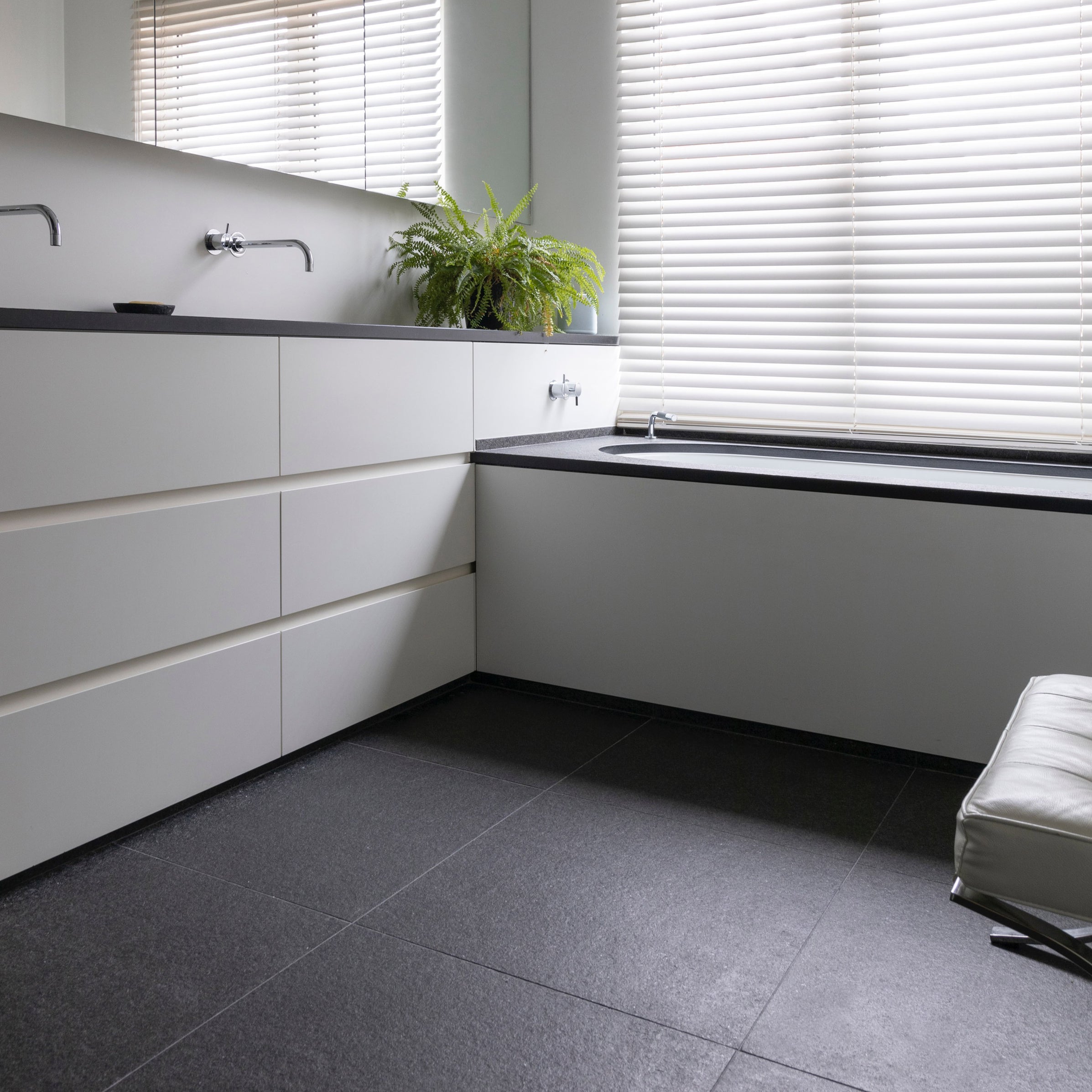 Absolute Black Granite Tile - Flamed | Stone & Tile Shoppe