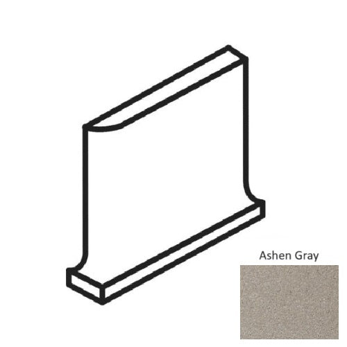Daltile Quarry Textures 0T03 Ashen Gray Matte Cove Base Outcorner Right ...