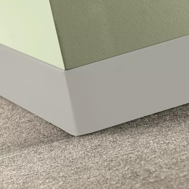 Tarkett Johnsonite 24 Grey Haze Rubber Baseworks Thermoset Wall Base ...