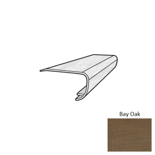 COREtec Plus Enhanced 7 Inch 04036 Bay Oak Vinyl Overlap Stair Nose ...