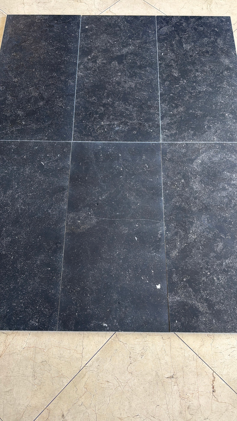 Belgian Blue Honed Limestone Tile | Lowest Price — Stone & Tile Shoppe ...