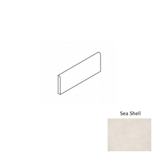 Pan American Ceramics Belgique Sea Shell Matte Porcelain Bullnose ...
