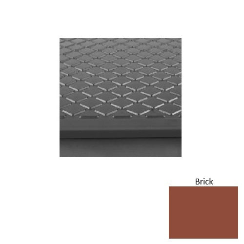Roppe Solid 188 Brick Textured Rubber Stair Tread with Dupont Kevlar ...