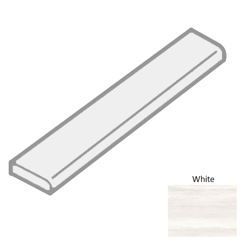 Iris Zenit White Bullnose | Lowest Price — Stone & Tile Shoppe, Inc.