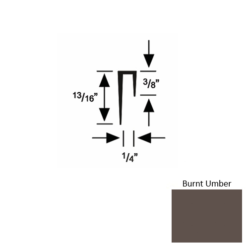 Roppe Solid 194 Burnt Umber Rubber Cove Cap Square | Lowest Price ...