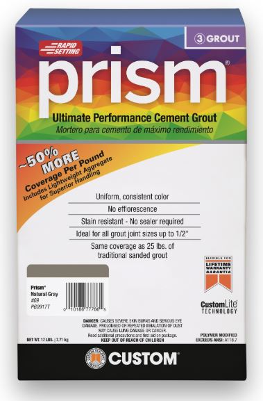 Daltile Custom Building Products Prism 542 Graystone Polymer Grout ...