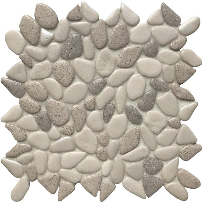 Tesoro Aquatica Liquid Rocks Fresh Water Pearl Random Glass Mosaic ...