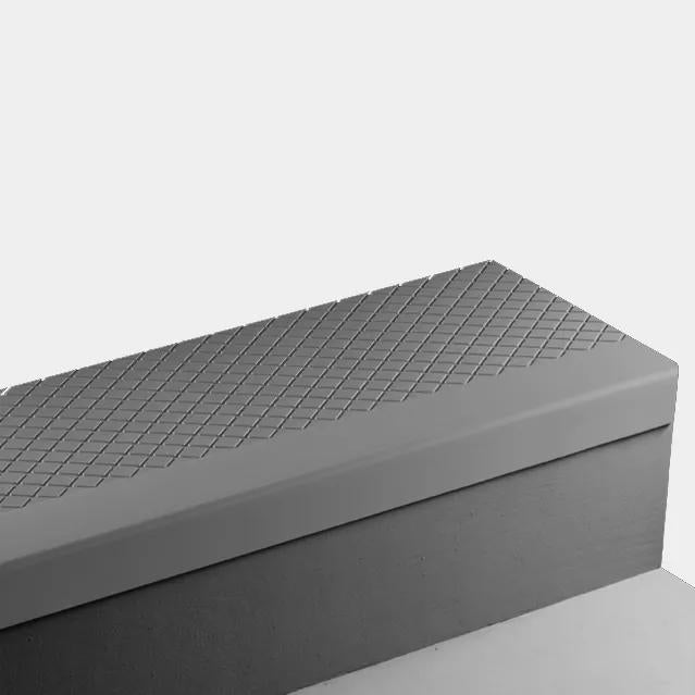 Tarkett Johnsonite 48 Grey Angle Fit Stair Tread without Riser — Stone ...