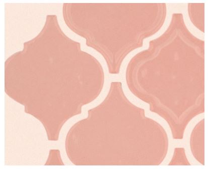 Shaw Geoscapes 00800 First Lady Pink Glossy Glass Mosaic — Stone & Tile ...