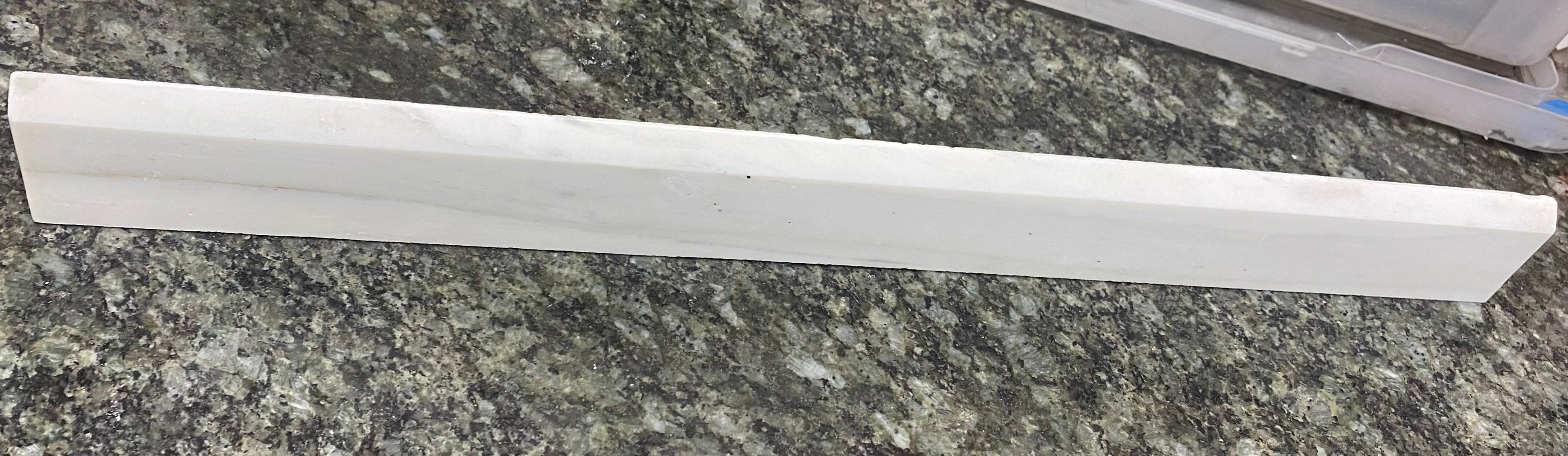 Calacatta Gold Marble Baseboard - 2" x 18" Top Bevel Polished — Stone ...