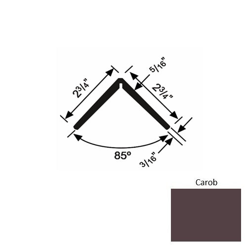 Roppe Solid 690 Carob Rubber Corner Guard | Lowest Price — Stone & Tile ...