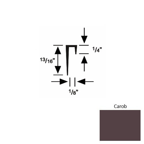 Roppe Solid 690 Carob Rubber Cove Cap Square | Lowest Price — Stone ...