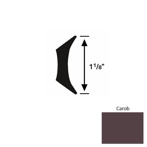 Roppe Solid 690 Carob Rubber Fillet Strip | Lowest Price — Stone & Tile ...