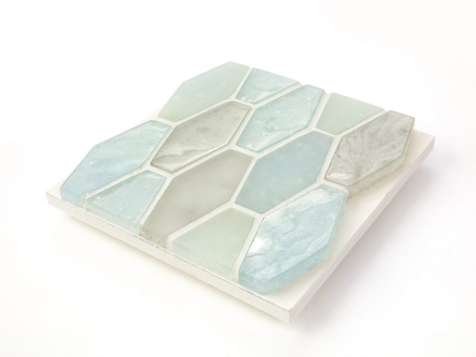 CeramicaEtc Liquid Yellowstone Blends Frosted Glass Mosaic — Stone ...