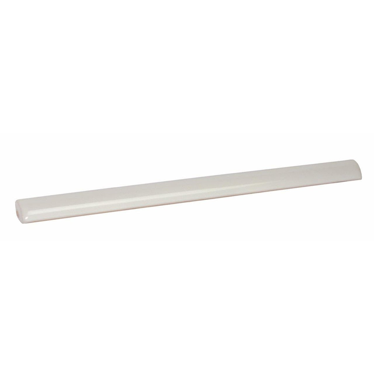 Full Liner Sample - Country White Ceramic Jolly - 0.5" x 8" x 1/4" Glo ...