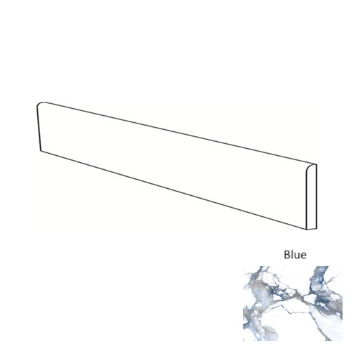 Happy Floors Crash Blue Natural Porcelain Bullnose | Lowest Price ...