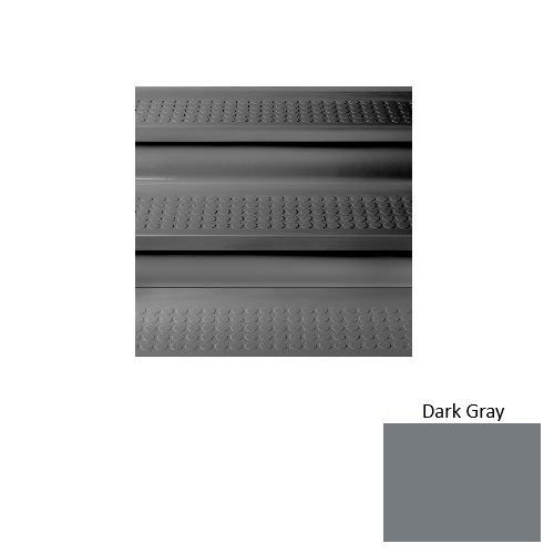 Roppe Solid 150 Dark Gray Rubber Stair Tread with Dupont Kevlar — Stone ...