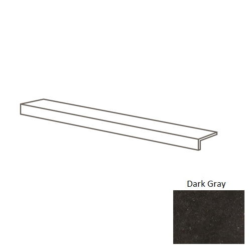 Daltile Diplomacy DP03 Dark Grey Textured Porcelain Coping — Stone ...