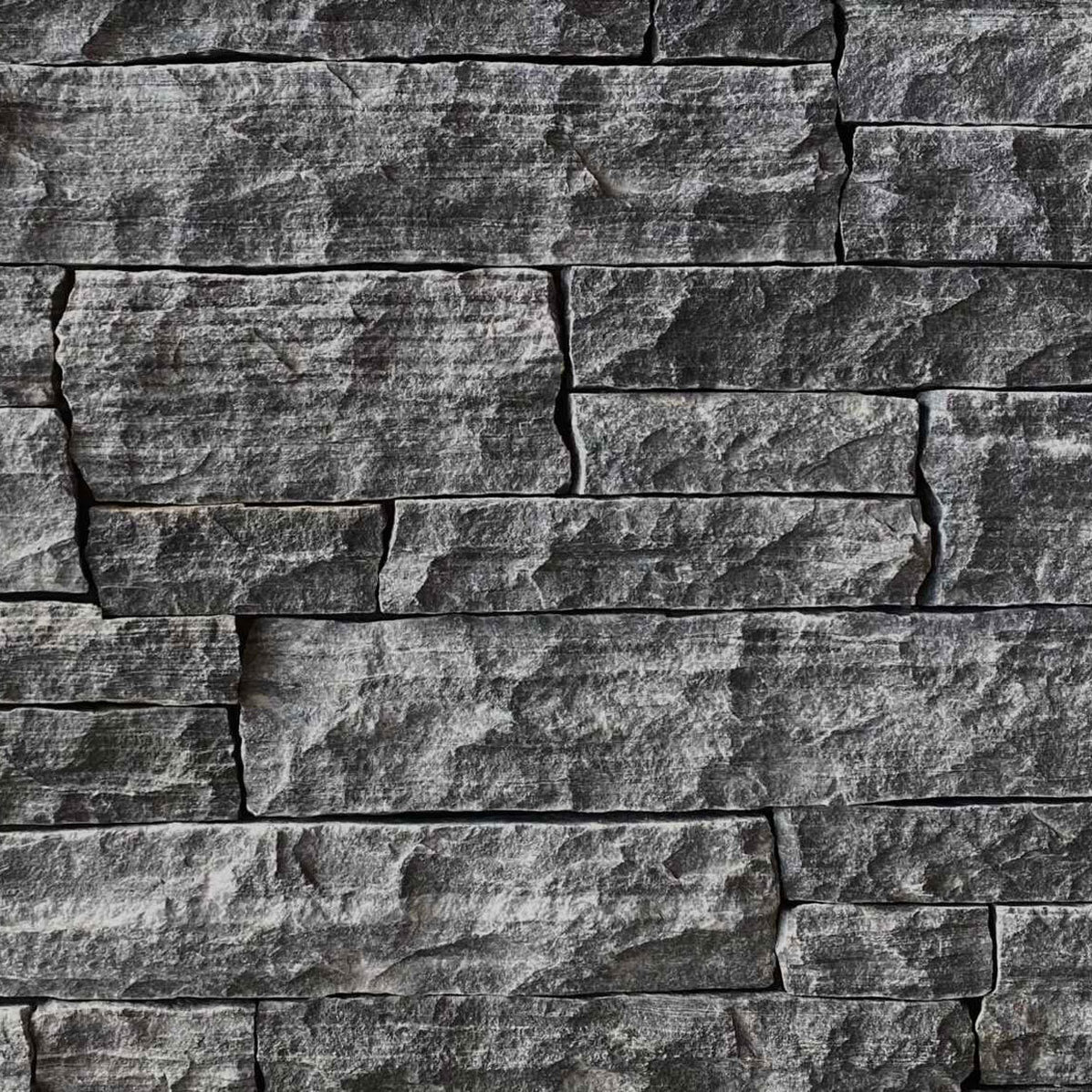 Elevations Western Black Quartzite Sawn Thin Ledgestone Corner — Stone ...
