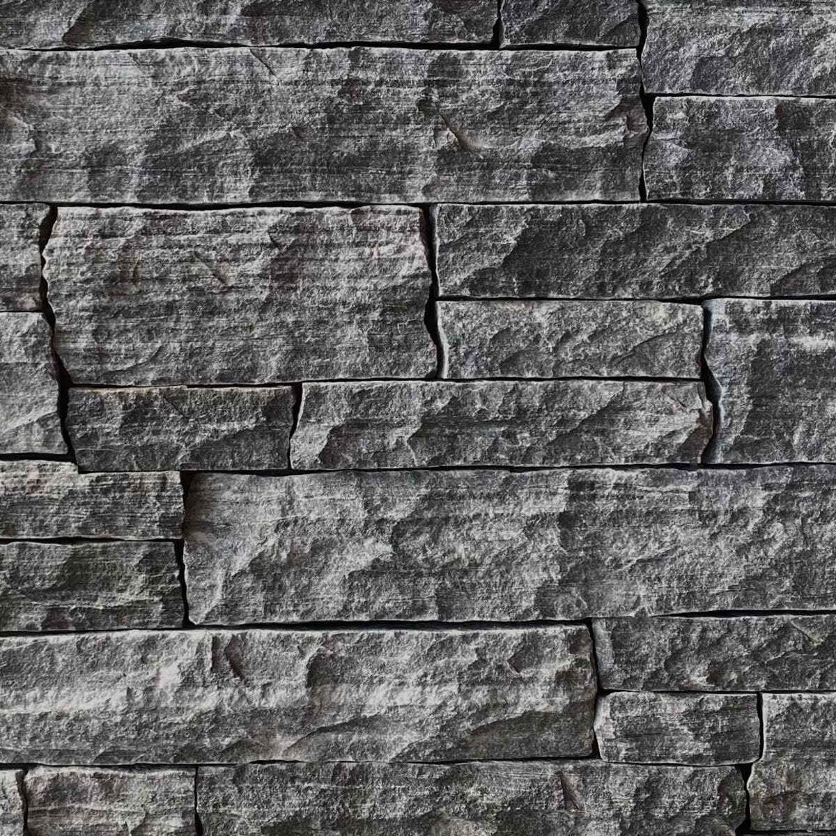 Elevations Western Black Quartzite Sawn Thin Ledgestone Corner — Stone ...
