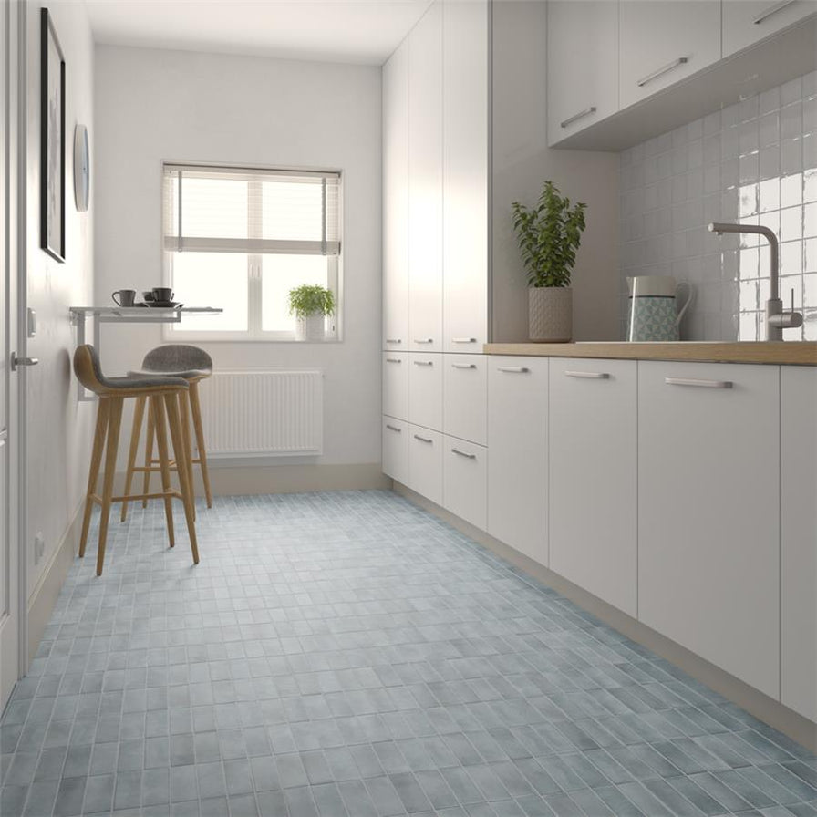 Somer Tile Coco Blue Grass Matte Porcelain Tile | Lowest Price — Stone & Tile Shoppe, Inc.