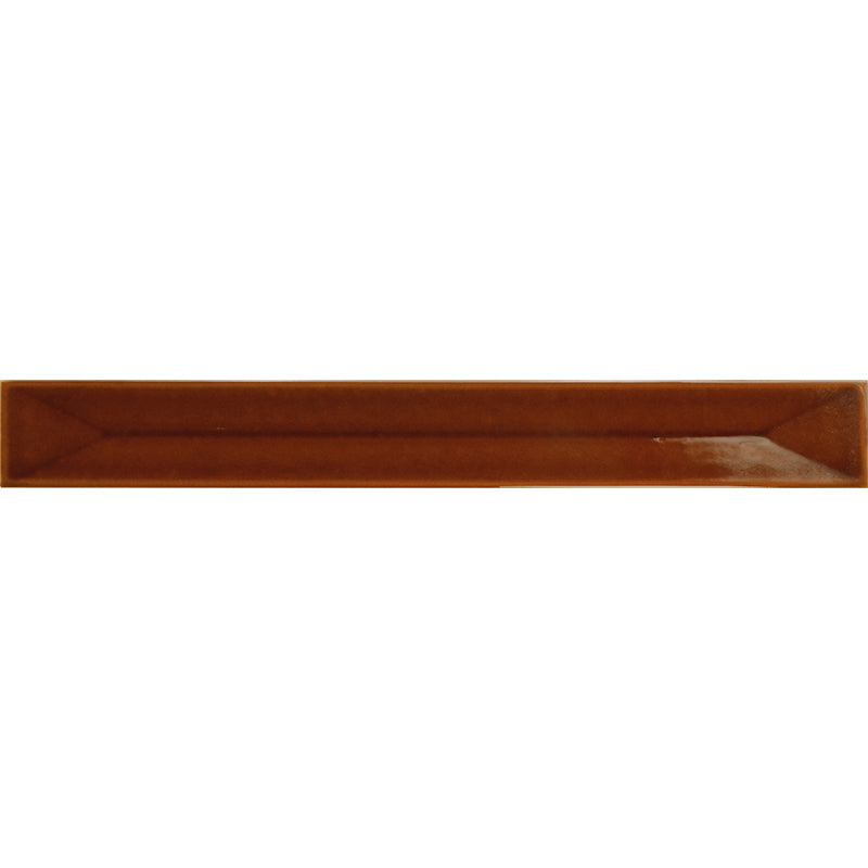 Mir Flatiron Deco Caramel Glossy Ceramic Tile | Lowest Price — Stone ...