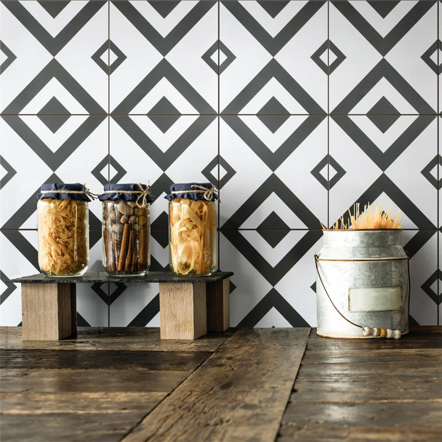 Somer Tile Brixton White Matte Porcelain Tile | Lowest Price — Stone ...