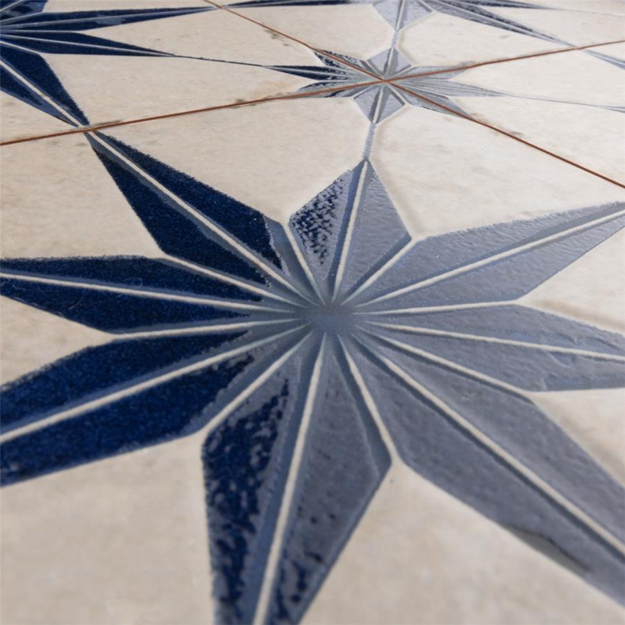 Somer Tile Kings Star Luxe Blue Matte Ceramic Tile | Lowest Price ...
