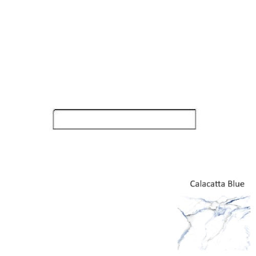 Tesoro Indigo Calacatta Blue Matte Porcelain Bullnose | Lowest Price ...