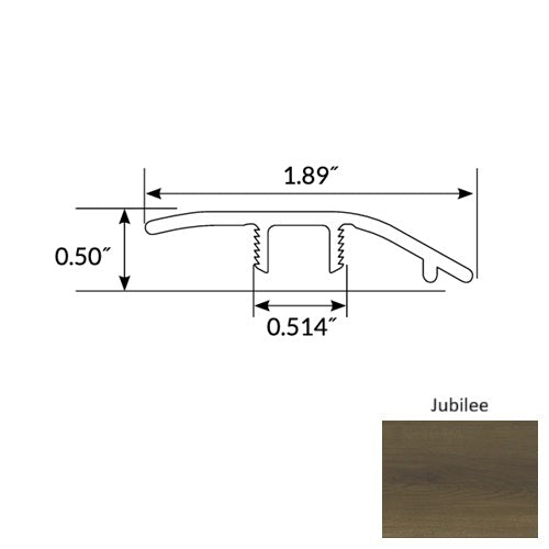 Gemcore Diamond Jubille Commercial Vinyl Reducer — Stone & Tile Shoppe ...