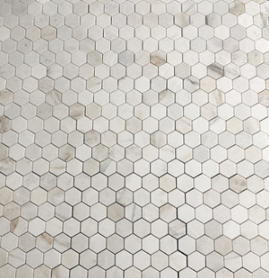 Glorious White Marble Mosaic - 2" Hexagon Honed | Lowest Price — Stone ...