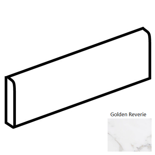 Daltile Marble Attache Lavish MA71 Golden Reverie Porcelain Bullnose ...