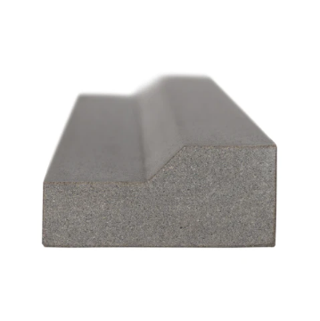 Gray Taupe Limestone Modern Chair Rail - 2" x 12" Modern Chair Rail ...