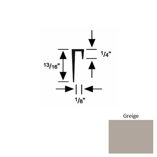 Roppe Solid 673 Greige Rubber Cove Cap Square | Lowest Price — Stone ...