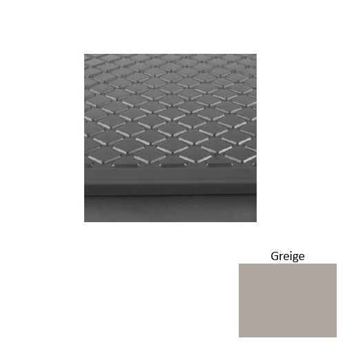 Roppe Solid 673 Greige Textured Rubber Stair Tread with Dupont Kevlar ...