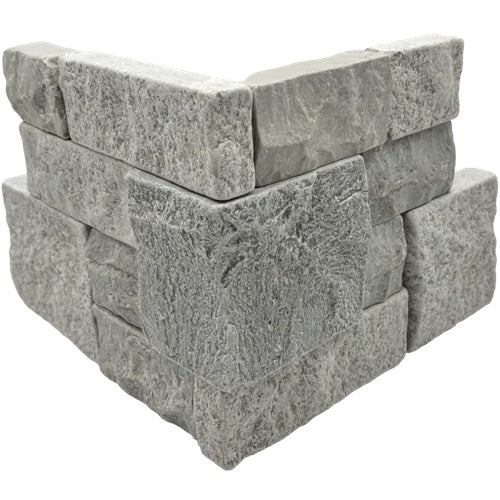 Bedrosians TUMGREY Grey Tumbled Marble Ledgestone | Lowest Price — Stone & Tile Shoppe, Inc.