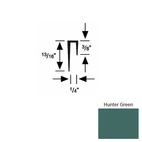 Roppe Solid 169 Hunter Green Rubber Cove Cap Square | Lowest Price ...