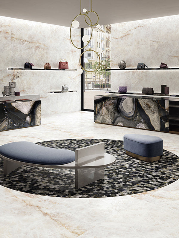 Mir Imperial Agate Black Lappato Porcelain Tile | Lowest Price — Stone ...