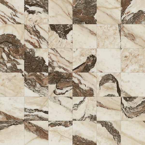 Milestone Jem Symphony Red Matte & Polished Porcelain Mosaic — Stone ...