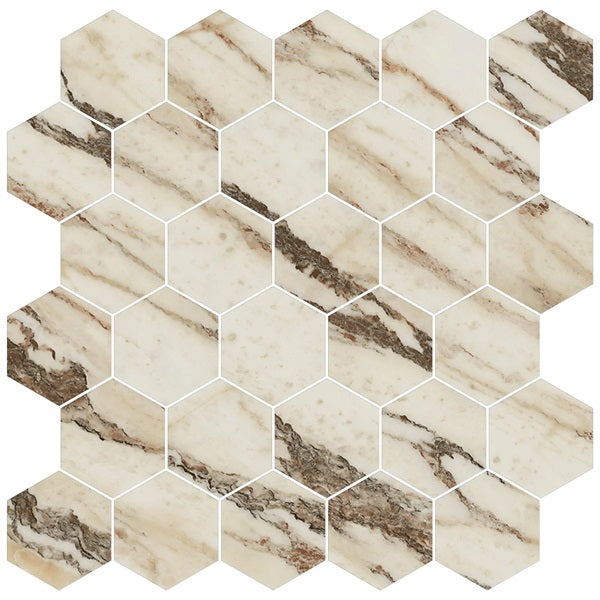 Milestone Jem Symphony Red Matte & Polished Porcelain Mosaic — Stone ...