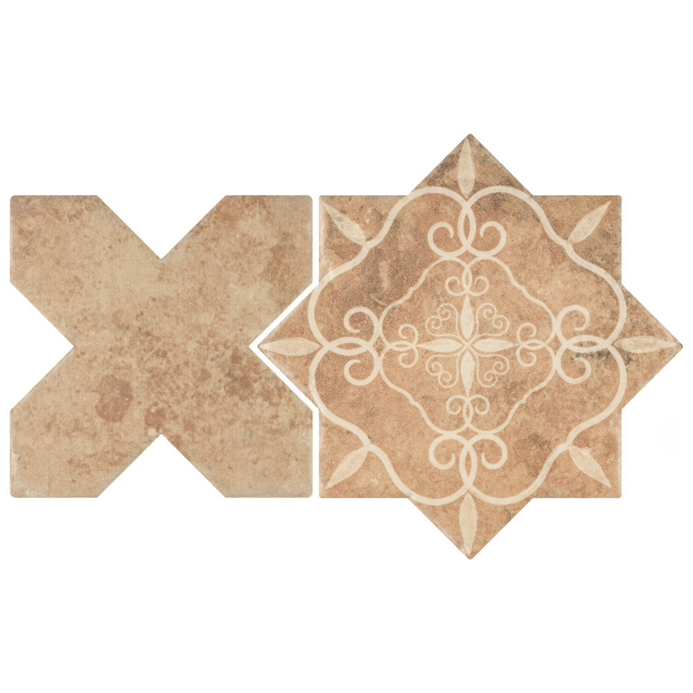 Somer Tile Tech Land Star Fire with Cross Fire Matte Porcelain Tile ...